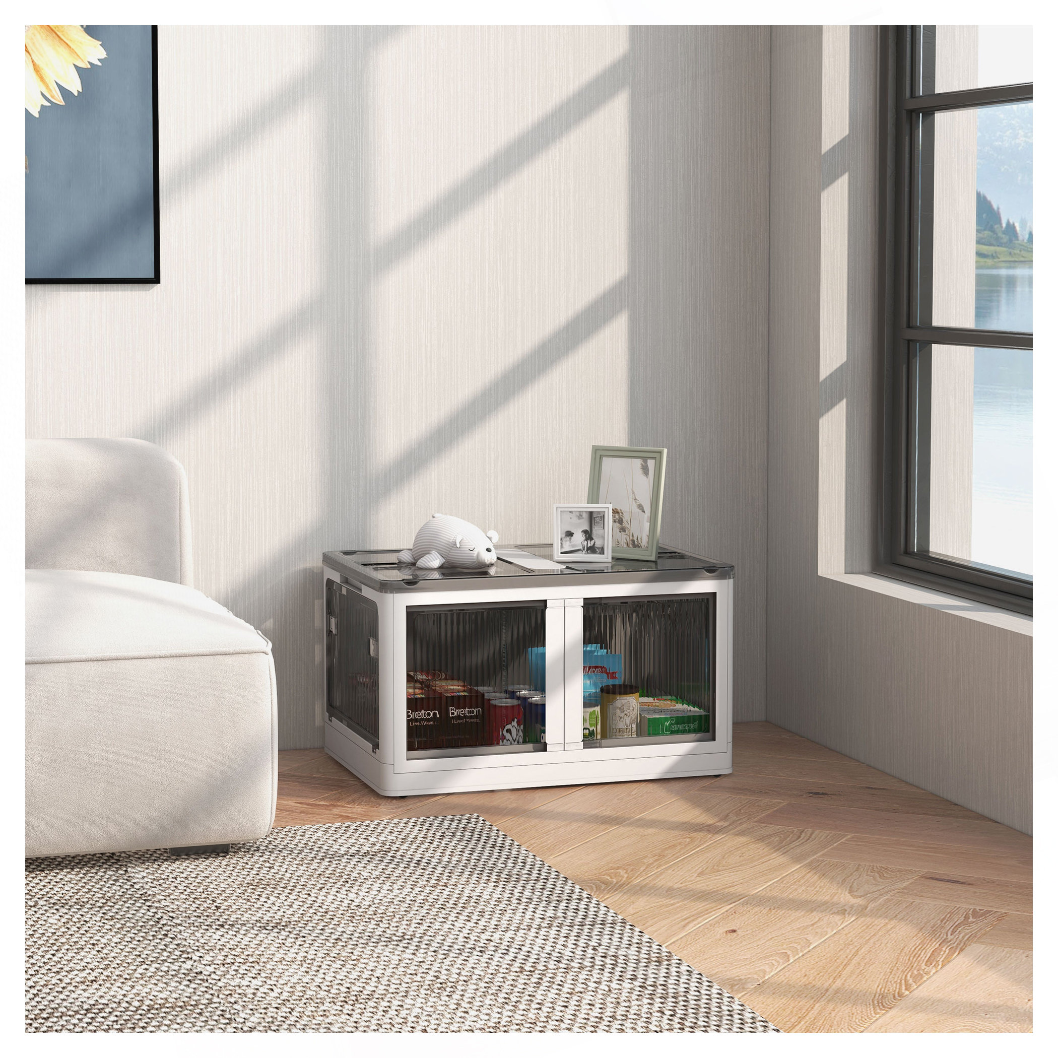 Highland Dunes Stackable Storage Bins With Lids, Wheels, And ...