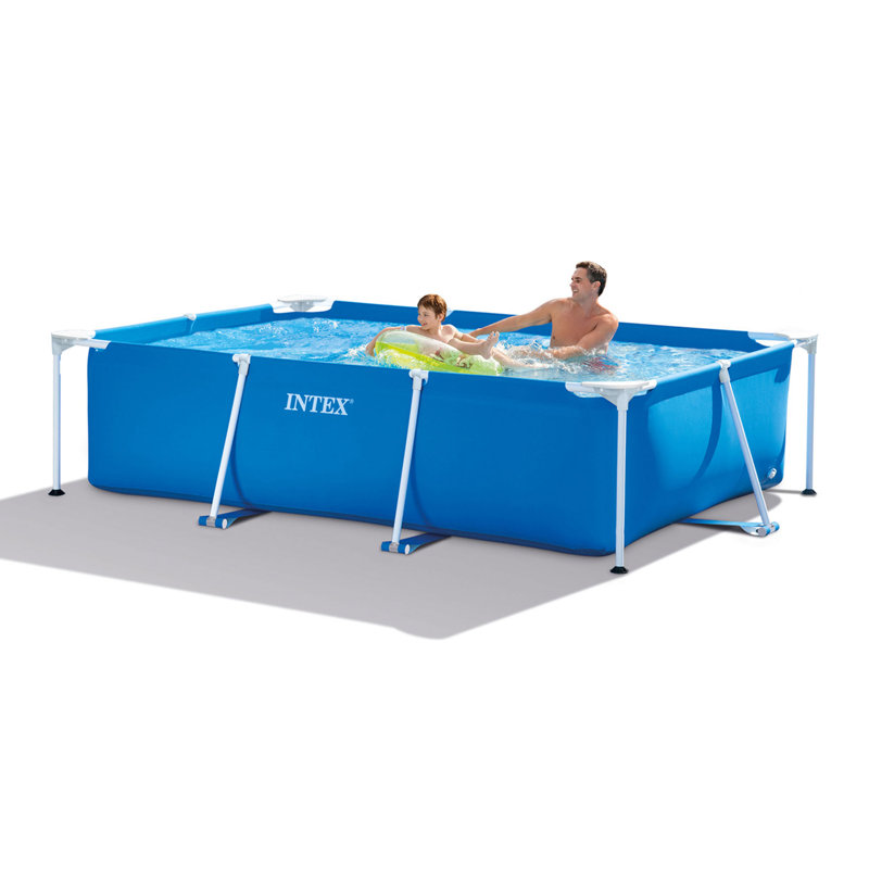 Intex New Intex Rectangular Frame Above Ground Swimming Pool & Reviews ...