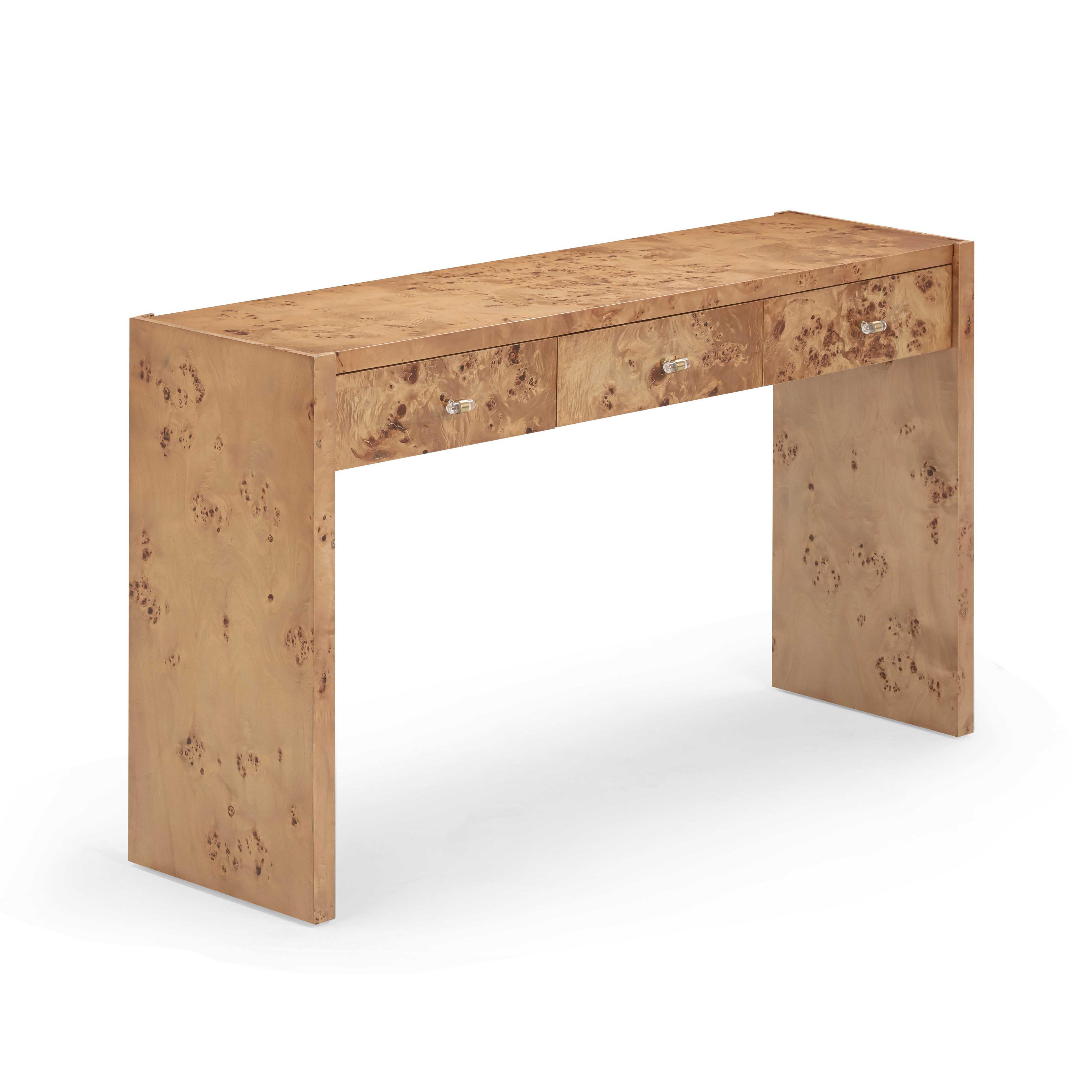 TOV Furniture Brandyss Burl Console Table | Wayfair