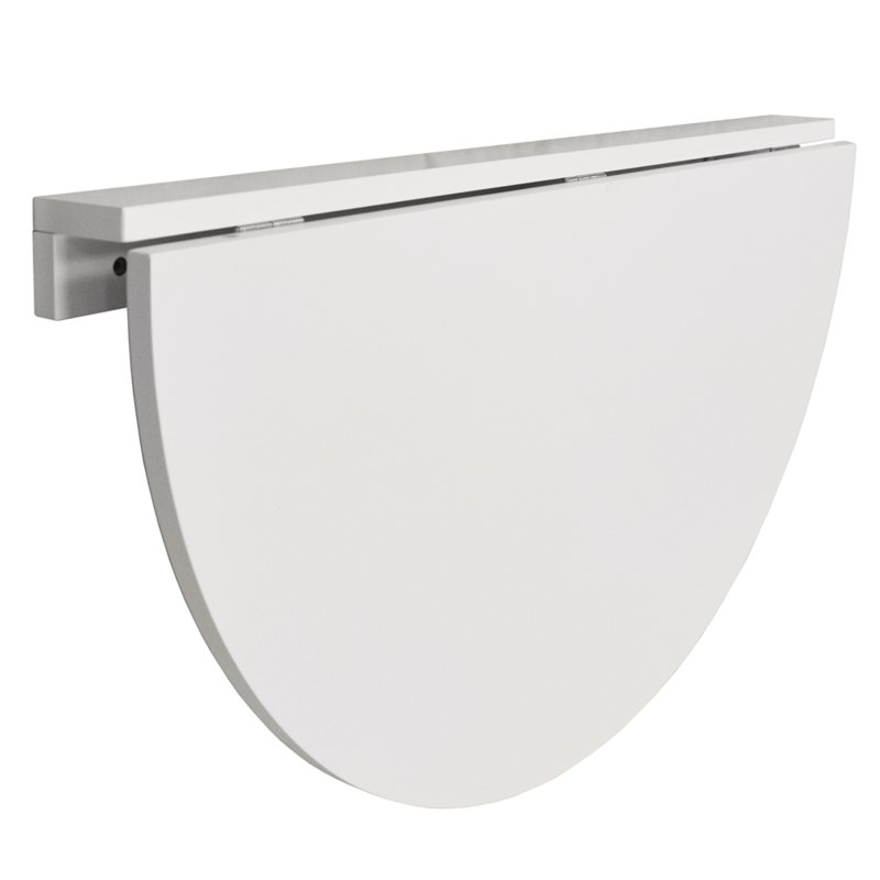 Symple Stuff Wall Mounted Semi Circle Folding Table & Reviews | Wayfair ...