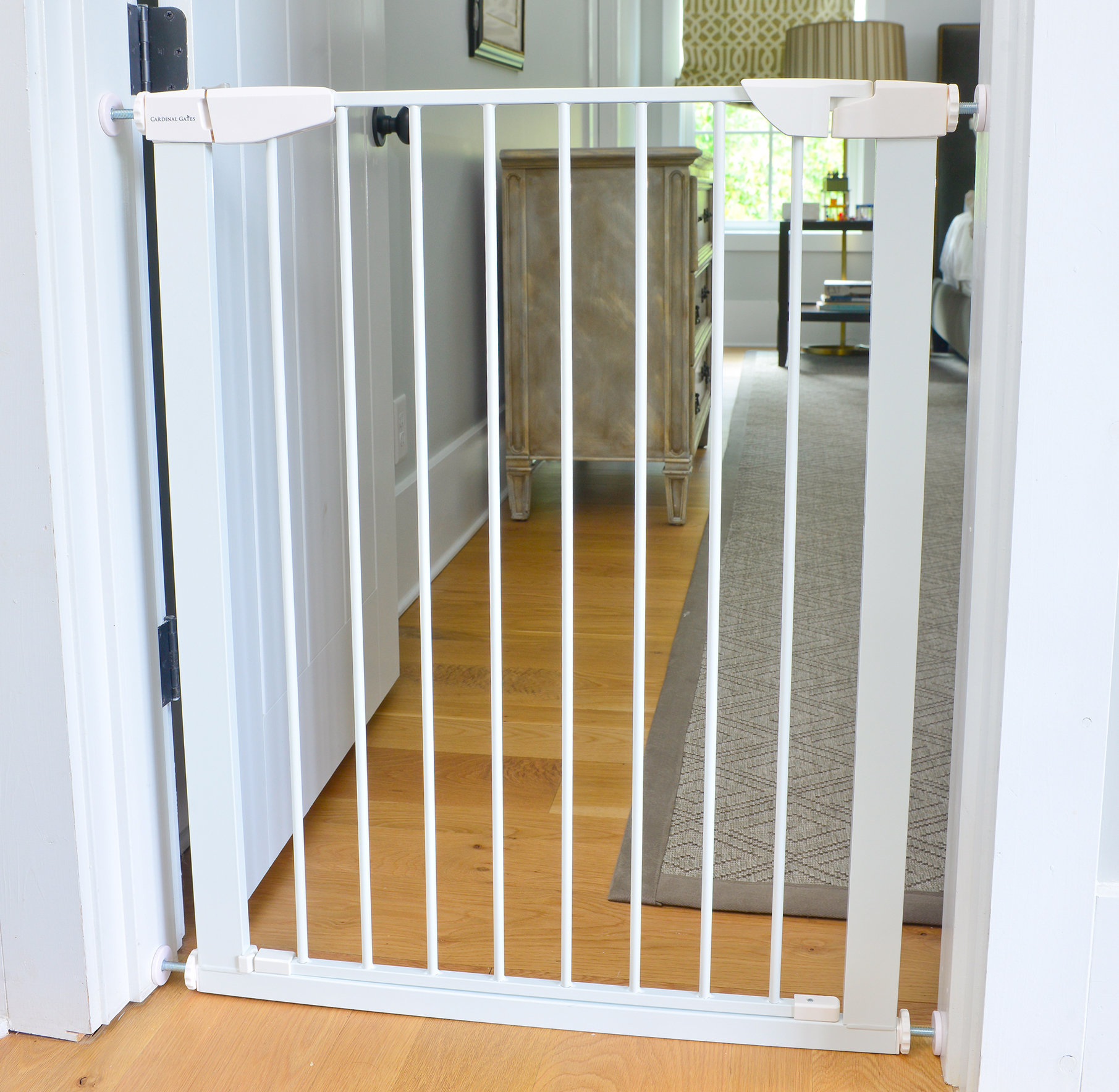 Cardinal Gates Extra Tall Pressure Gate (Model XTPPG) & Reviews | Wayfair