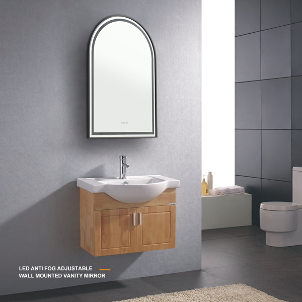 Orren Ellis Gerrold Lighted Bathroom Mirror & Reviews | Wayfair