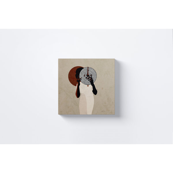 ULLI HOME Mossi African Sun Mask by Ify Ojo - Wrapped Canvas Graphic ...