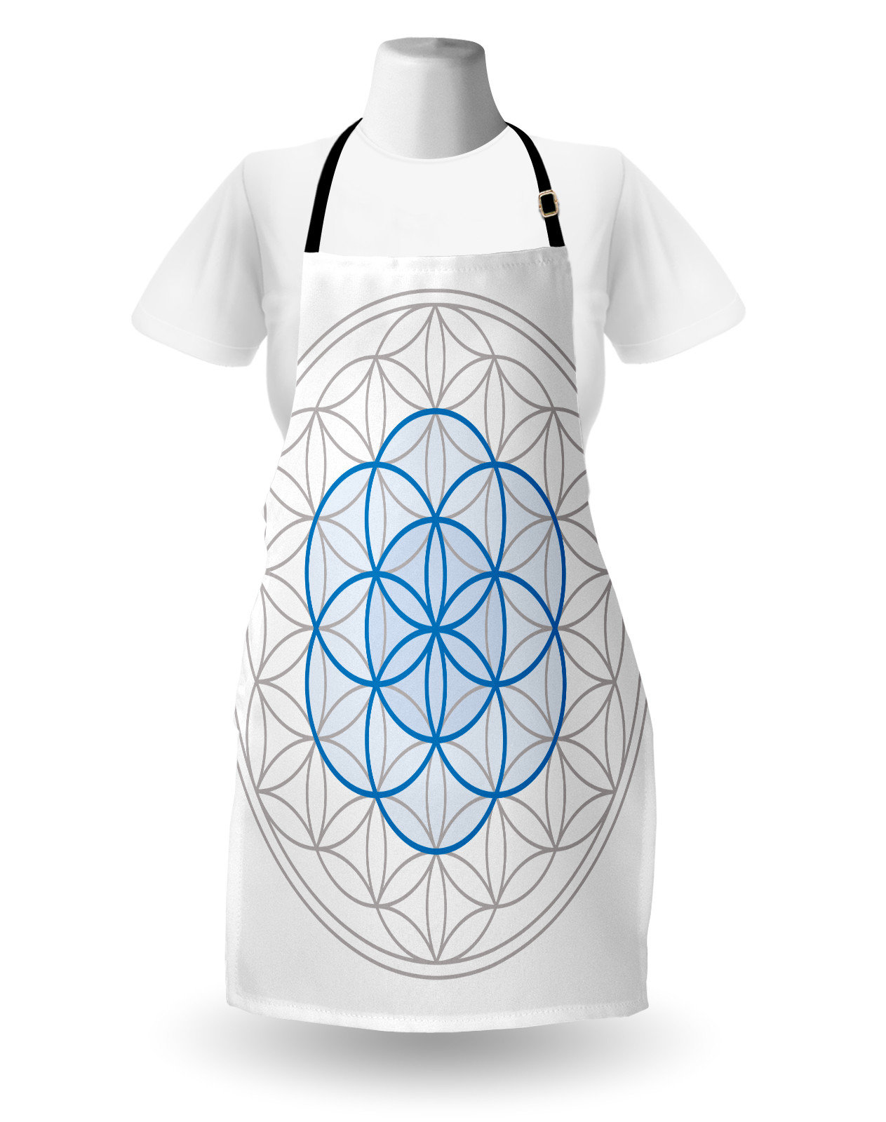 East Urban Home Flower of Life Apron Unisex, Oval Knot, Adult Size ...