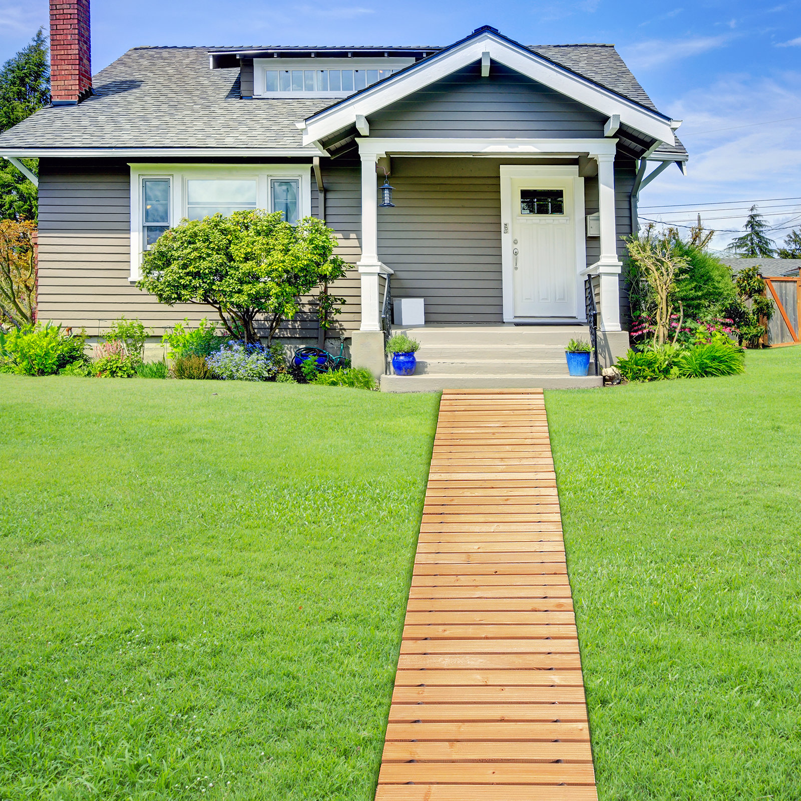 Millwood Pines Wooden Garden Pathway Roll Out Garden Walkway | Wayfair