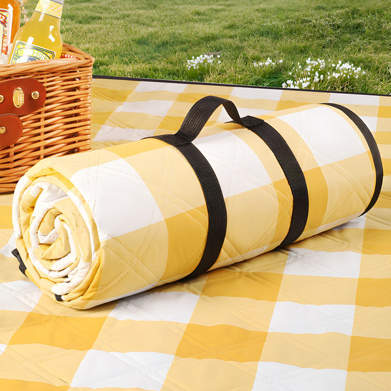 Arlmont & Co. Extra Large Waterproof Picnic Blanket 79'' x 79 ...