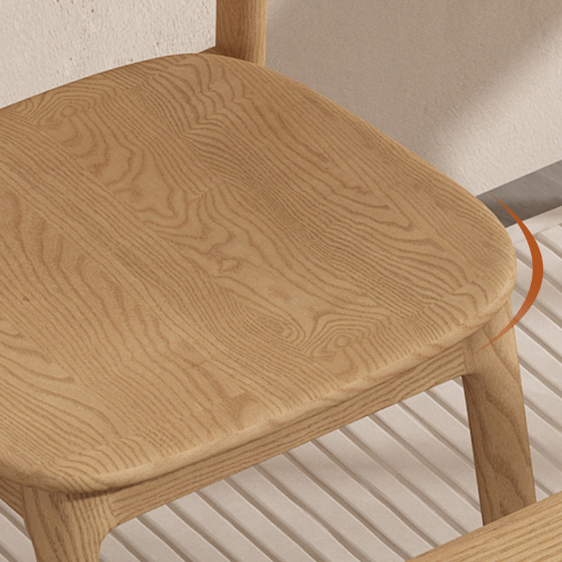 Corrigan Studio® Solid Wood back side Chair(Set of 2) | Wayfair