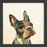 Latitude Run® French Bulldog Gray Graphic Art on Wrapped Canvas ...