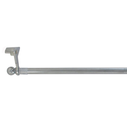 Evideco Café Rod Adjustable Single Curtain Rod & Reviews | Wayfair