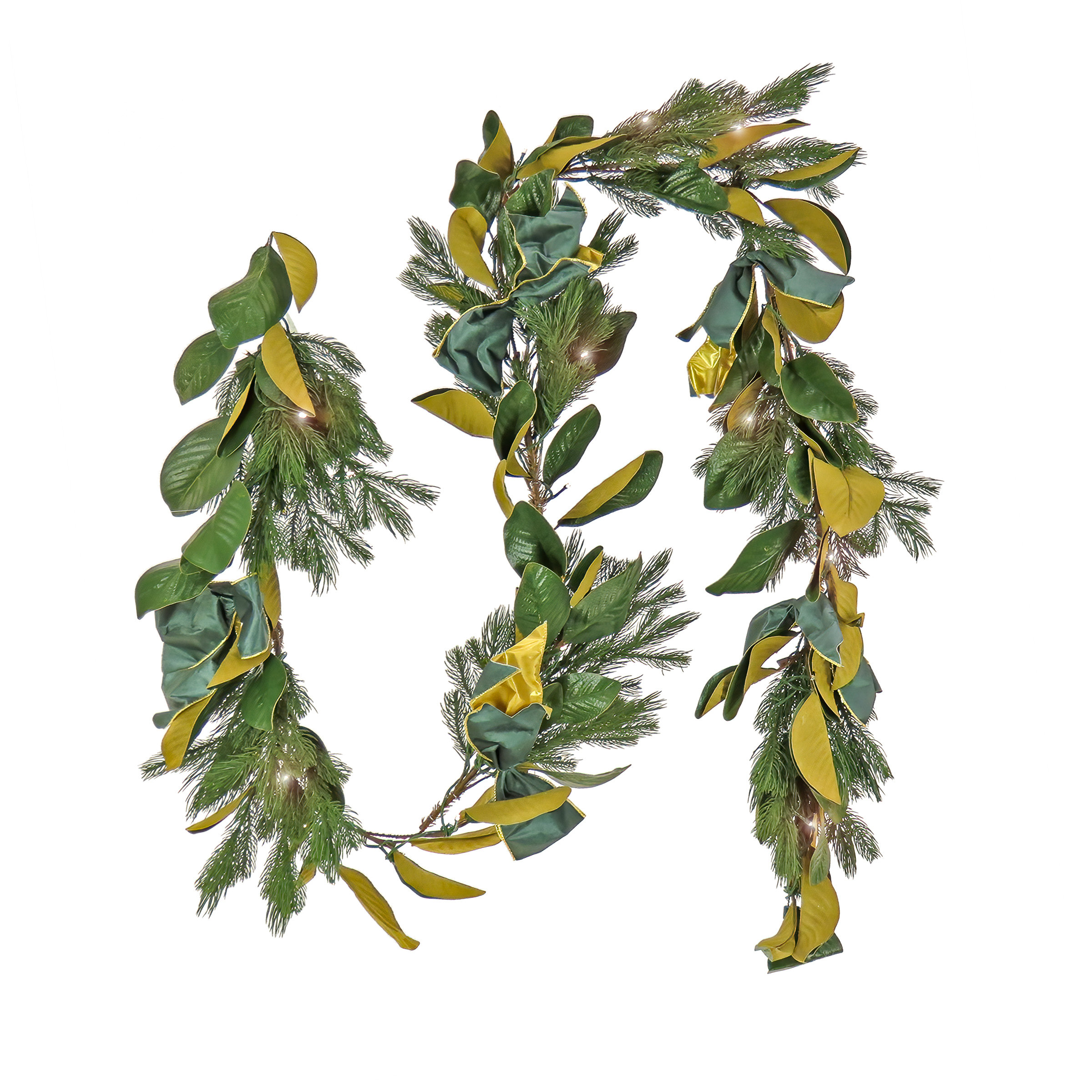 The Holiday Aisle® 9' Garland with 75 Warm Lights - Wayfair Canada