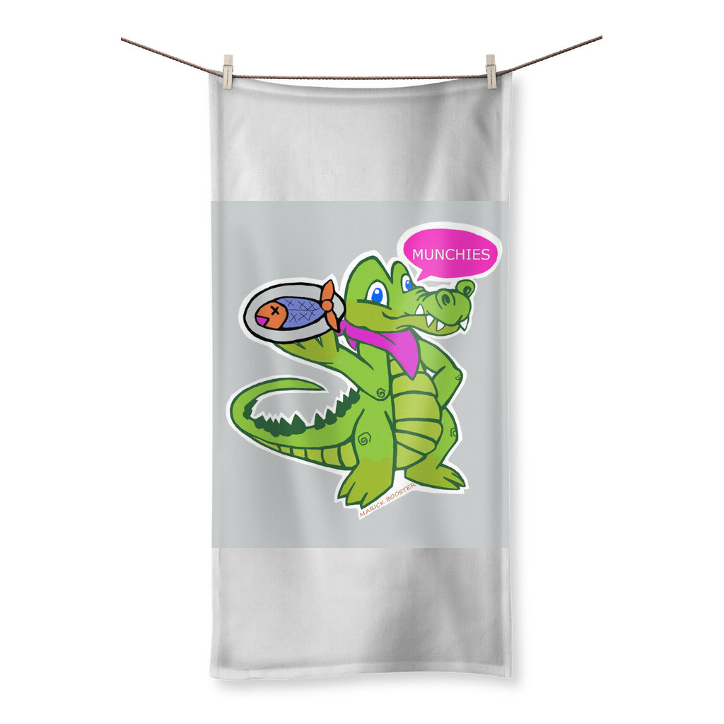 East Urban Home Diner Croc Sublimation All over Fingertip Towel | Wayfair