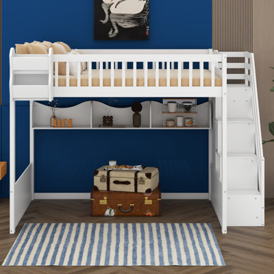 queen size high sleeper bed