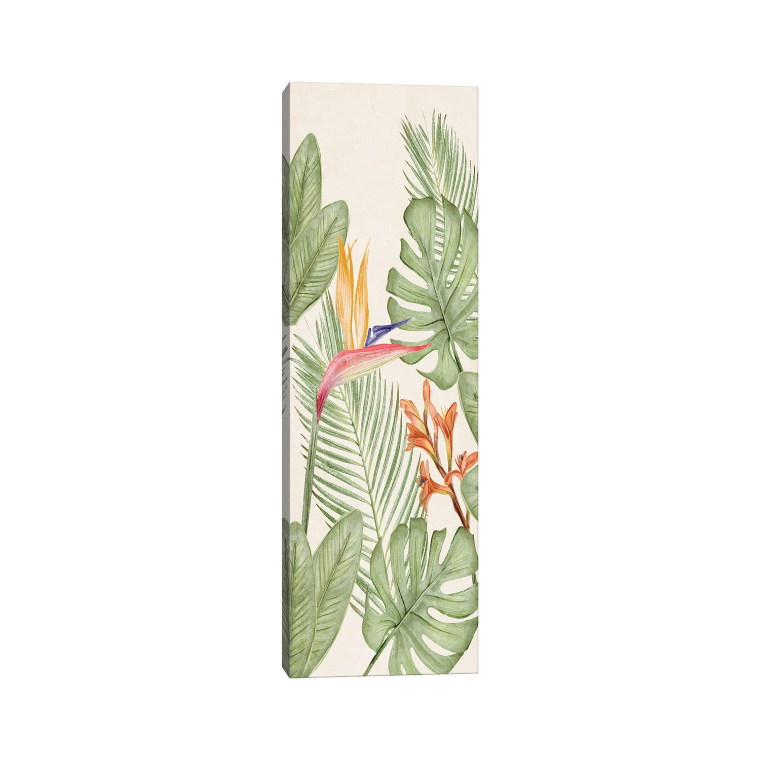 World Menagerie Tropic Panel II - Wall Art Print - Framed Canvas | Wayfair