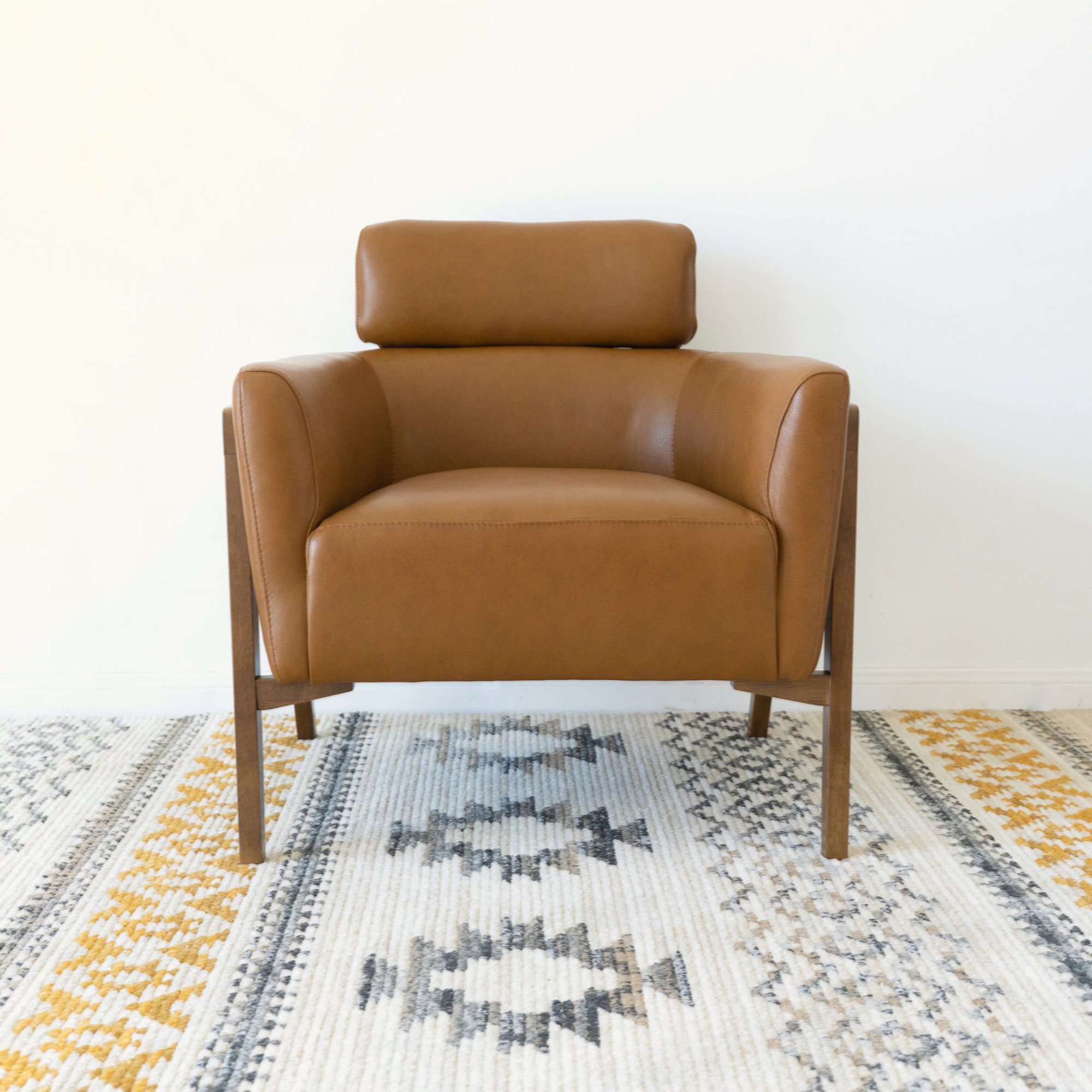 Wildon Home® Leather Lounge Chair | Wayfair