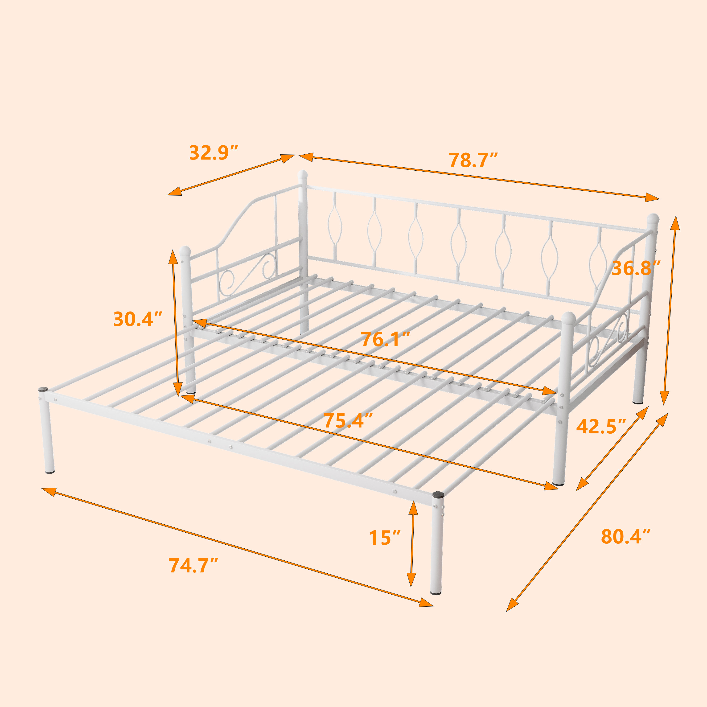 Isabelle & Max™ Brookman Twin Platform Bed | Wayfair