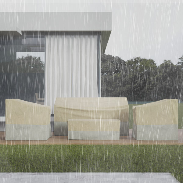 Arlmont & Co. 4-Piece Outdoor Patio Furniture Covers, Waterproof and ...
