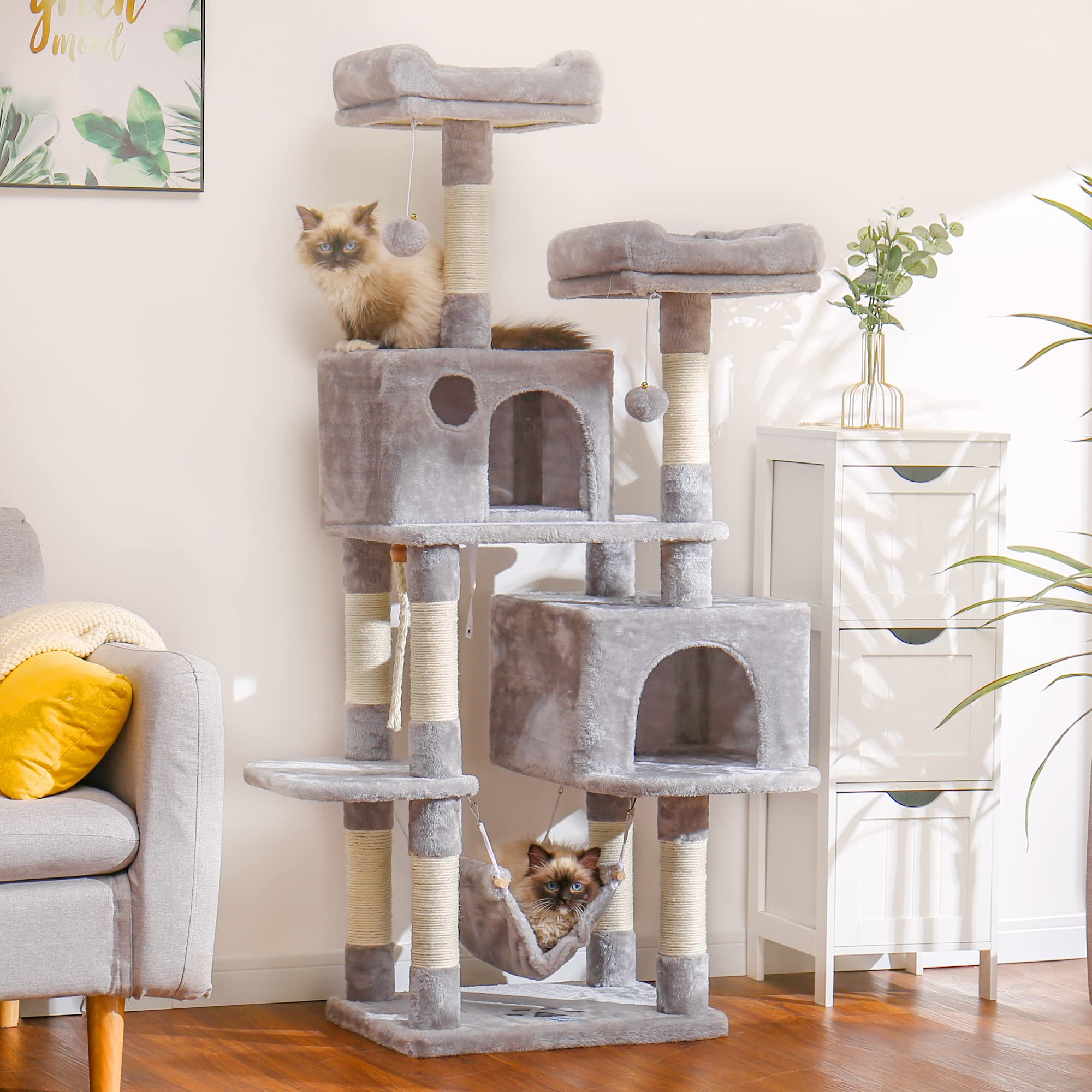 Tucker Murphy Pet™ Multi-Level Cat Tree Condo Furniture - Wayfair Canada