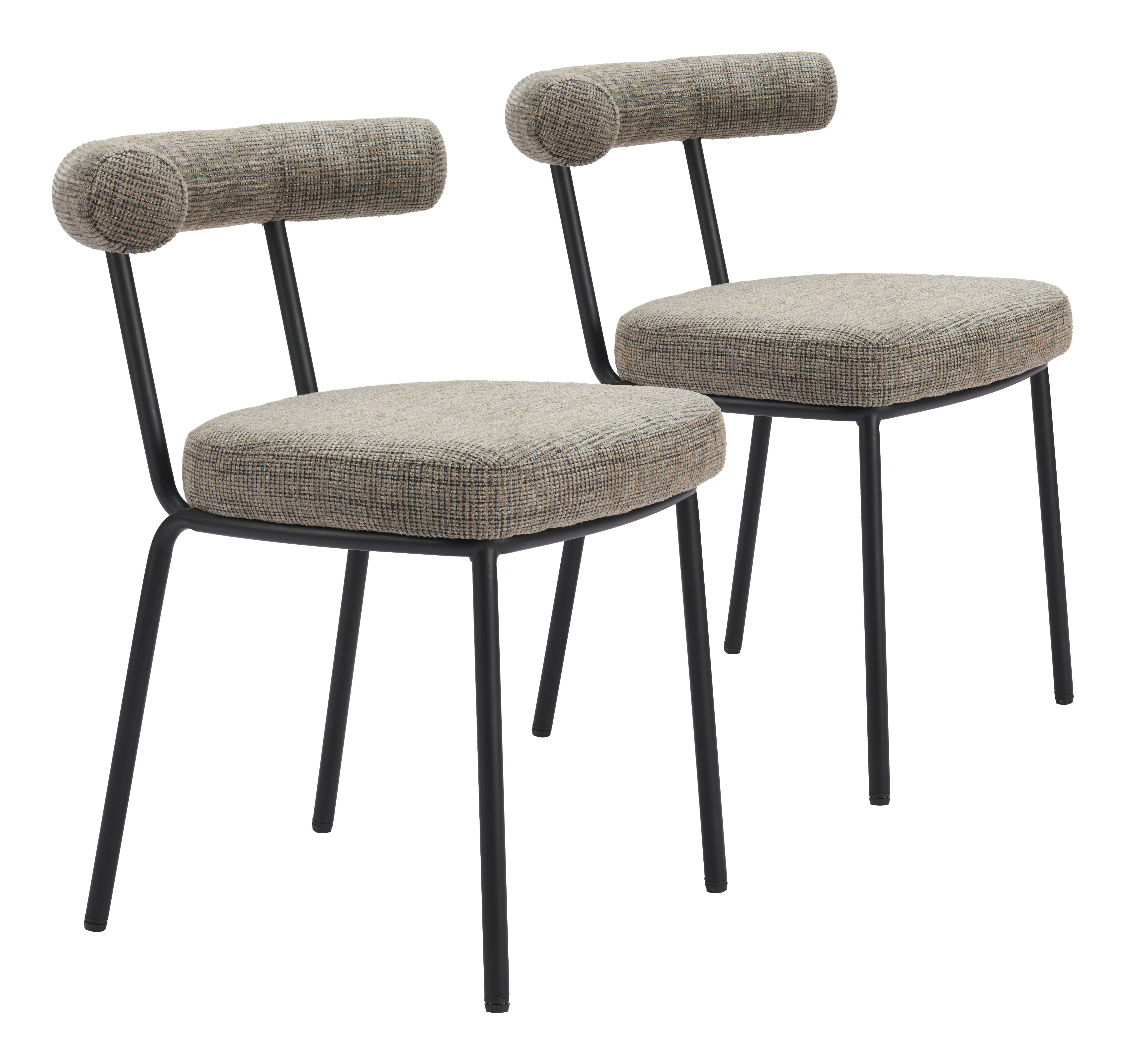 Zuo Hospitality Kede Polyester Low Back Side Chair Dining Chair | Wayfair