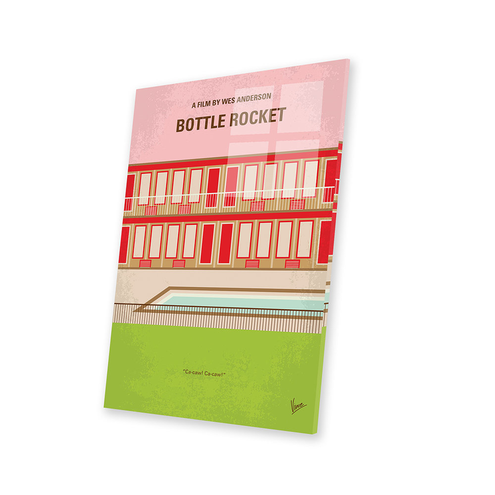 Trinx Bottle Rocket Minimal Movie Poster Print On Acrylic Glass ...