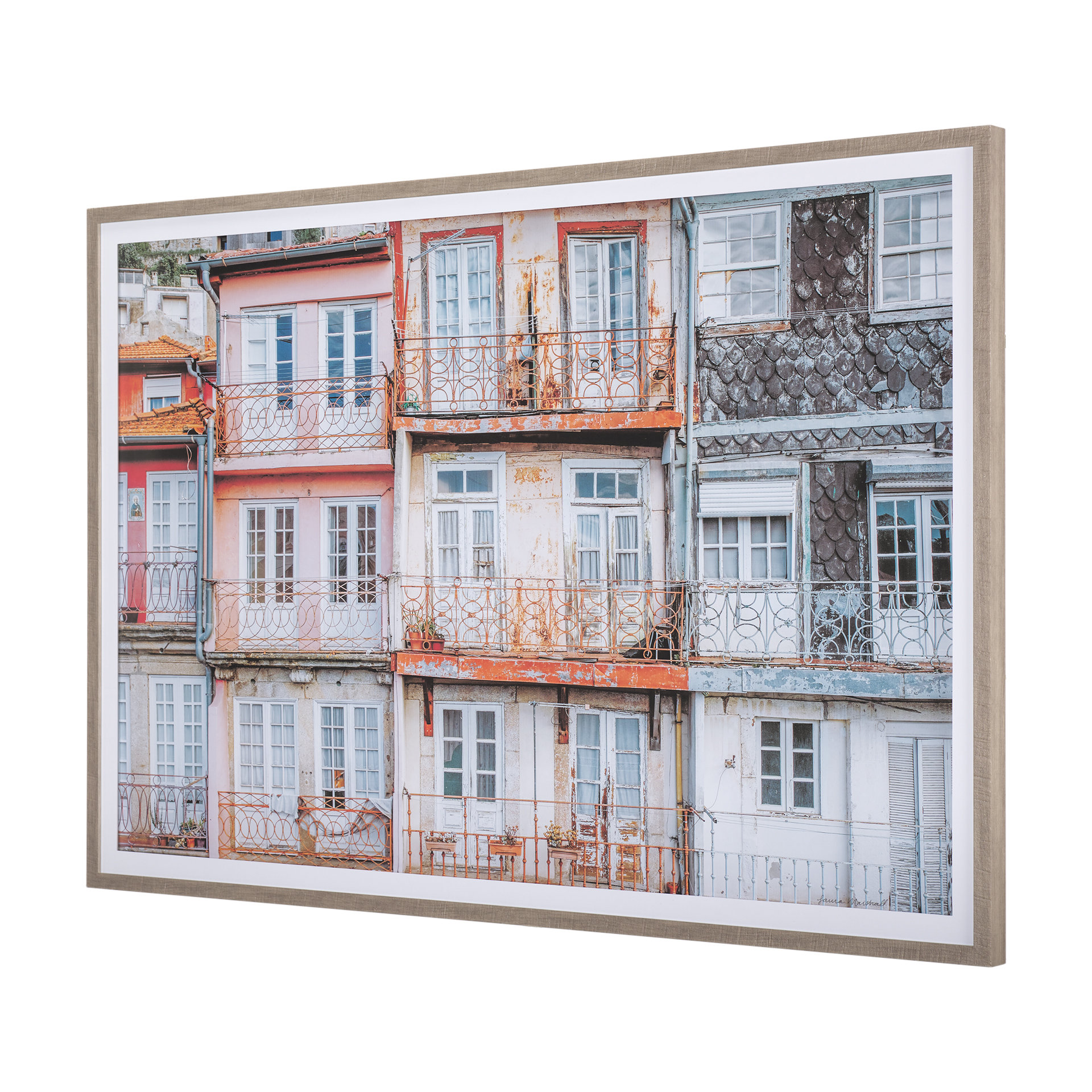 Wildon Home® Porto Houses Framed On Paper Print | Wayfair