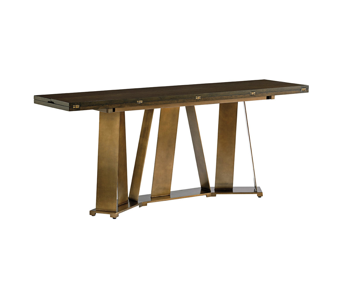 Sligh Cross Effect Gateway Flip-Top Console & Reviews | Perigold