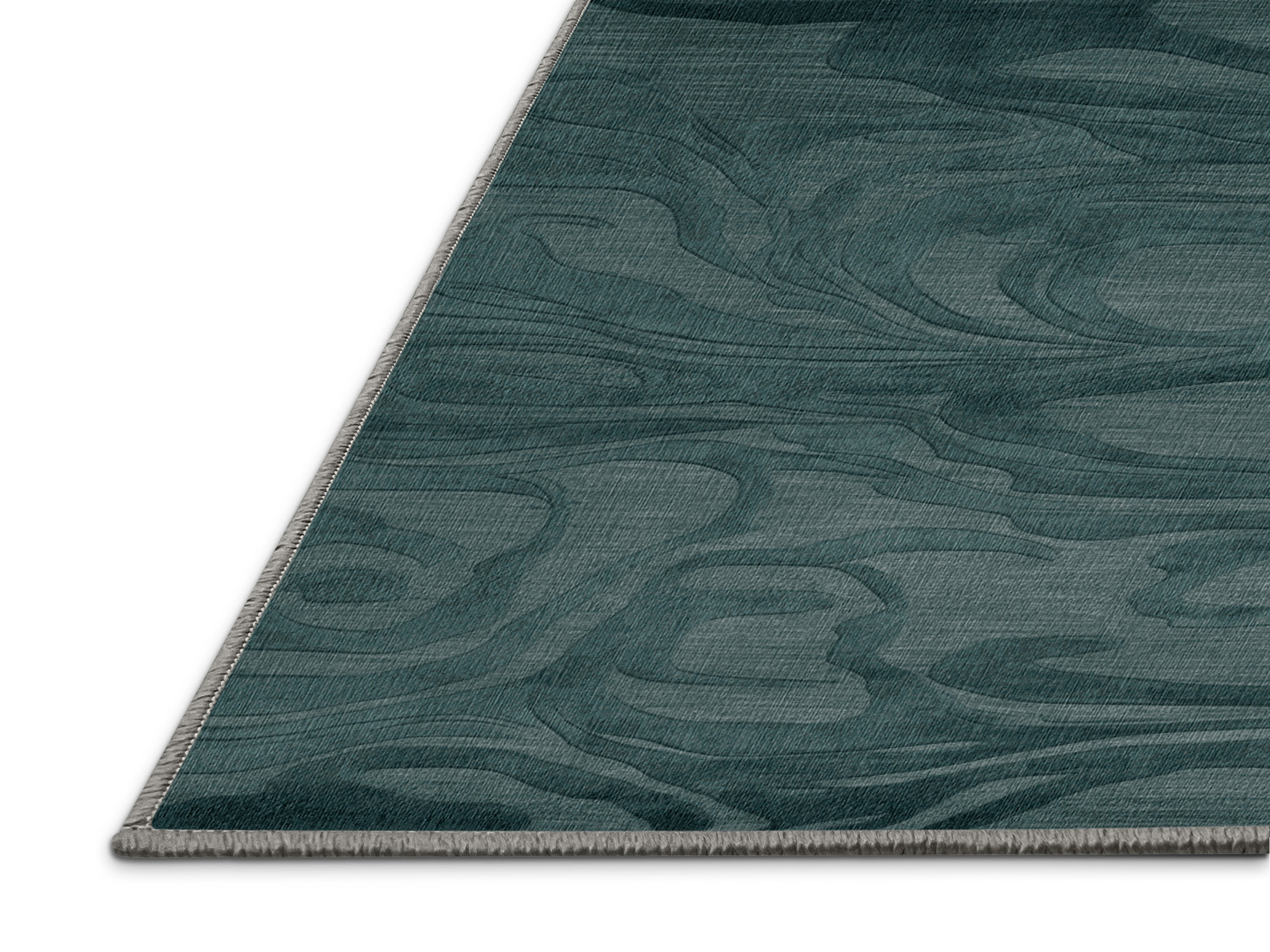 Hokku Designs Machine Washable Abstract Green Area Rug | Wayfair