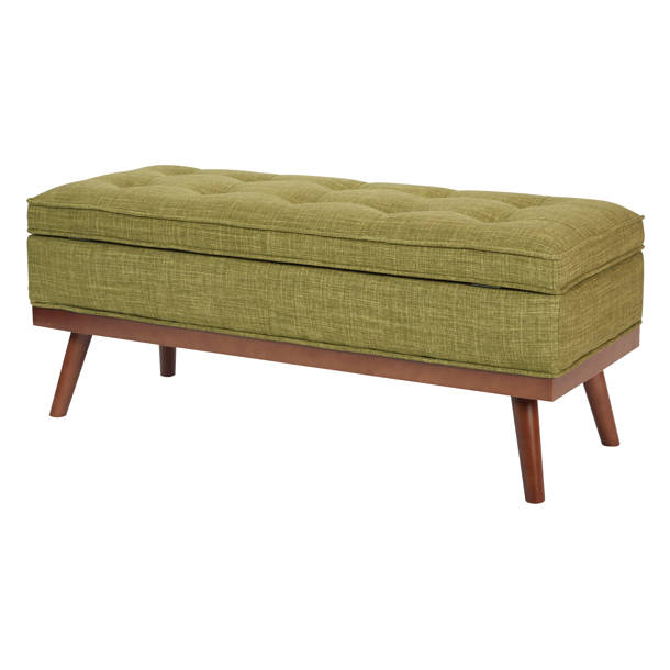 George Oliver Padillo Upholstered Flip Top Storage Bench & Reviews ...