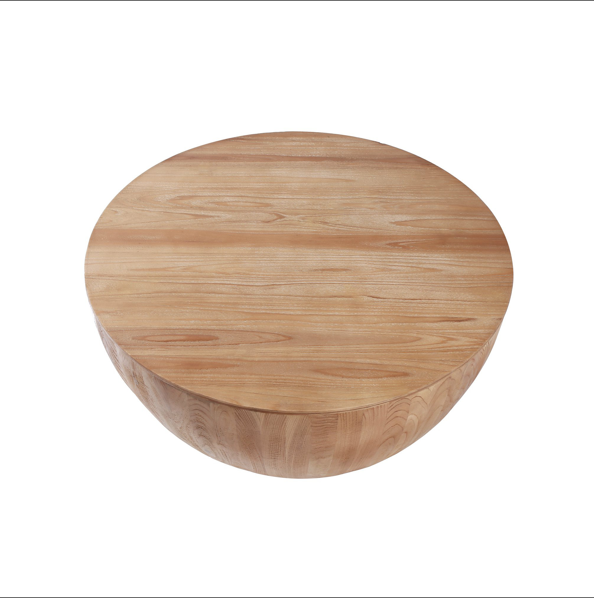 One Allium Way® 35.43"Vintage Style Bucket Shaped Coffee Table for ...