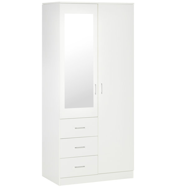 Ebern Designs Arvil 2 Door Wardrobe & Reviews | Wayfair.co.uk