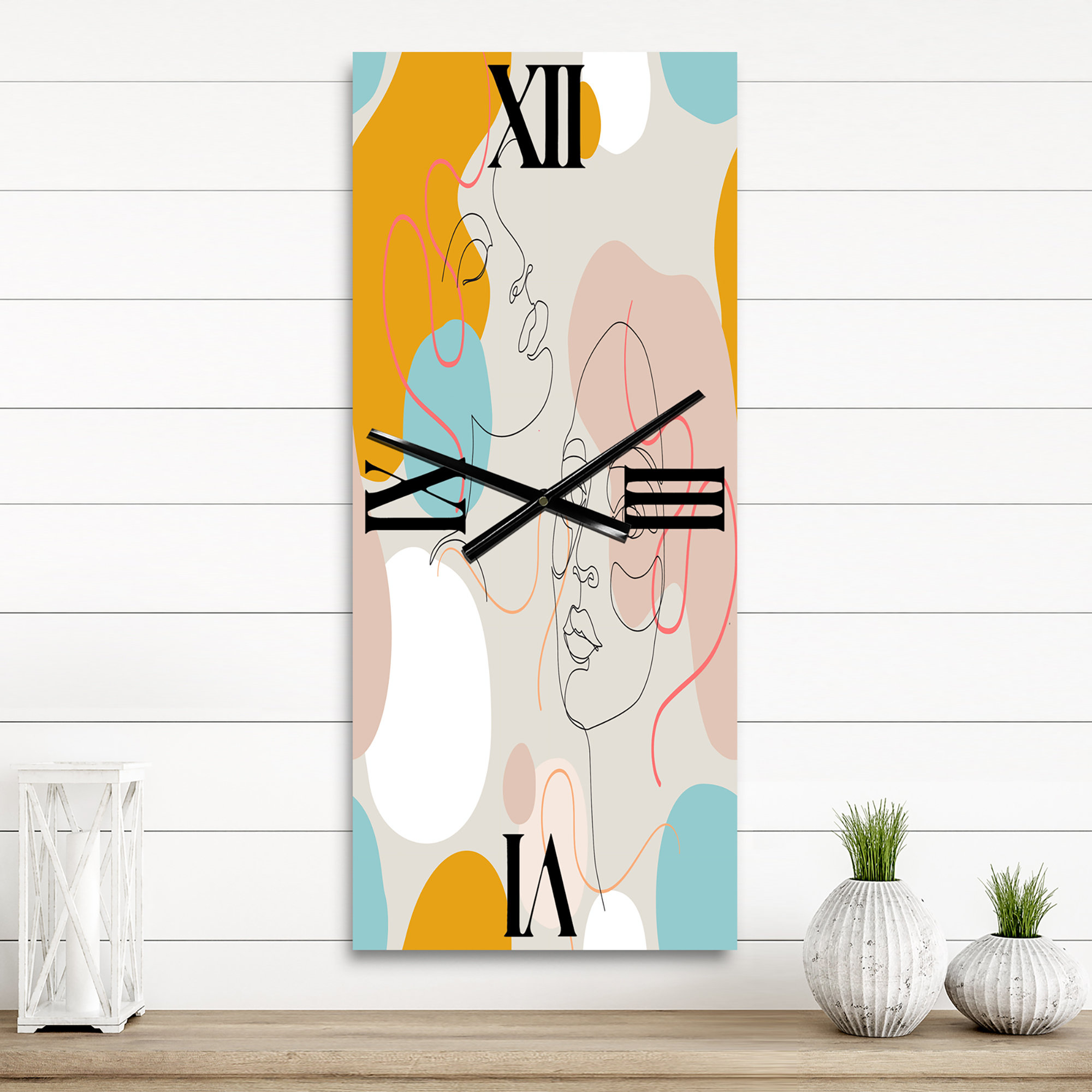 East Urban Home Minimal one Line Portrait of Female Face II - Modern ...