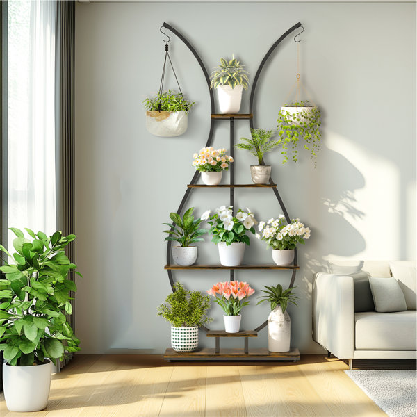 17 Stories 5 Tier Plant Stand Vase-Shape Indoor Patio Plant Display ...