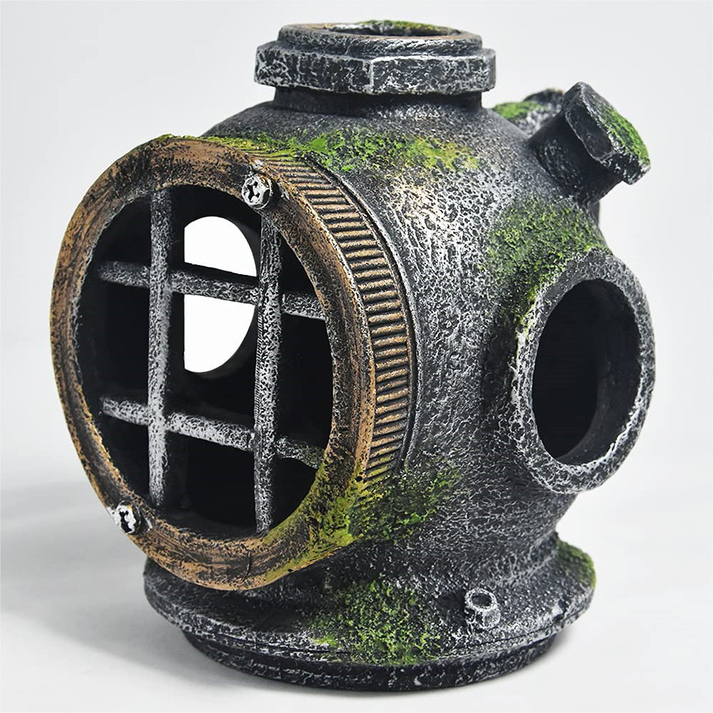 Highland Dunes These aquarium decorations, resembling a reptile house ...