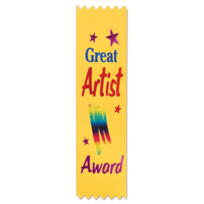 The Beistle Company Great Artist Award Value Pack Ribbon | Wayfair