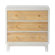 Loon Peak® Fayola Rustic Farmhouse Three Drawer Dresser, Mid Century 3 ...
