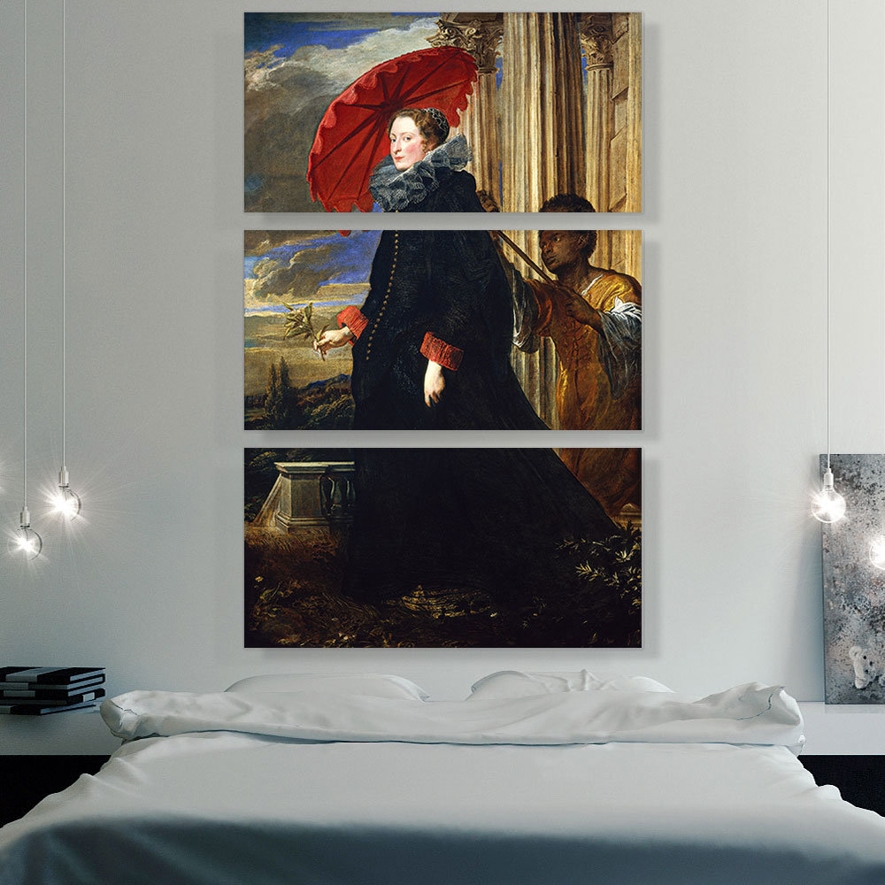 ARTCANVAS Marchesa Elena Grimaldi Wife Of Marchese Nicola Cattaneo 1623 ...