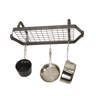 Enclume Handcrafted Low-Ceiling Retro Rectangle Pot Rack with 12 Hooks ...