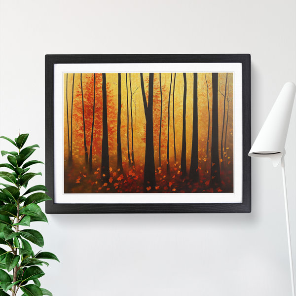 Alpen Home Marvellous Autumn Forest - Single Picture Frame Painting ...