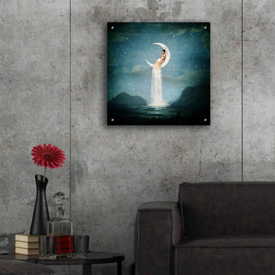 Trinx Epic Art 'Moon River Lady' By Paula Belle Flores, " Moon River ...