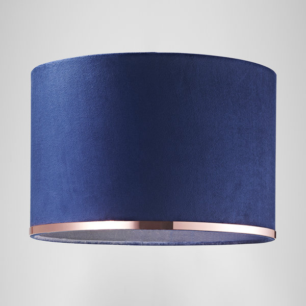 Fairmont Park Contemporary Soft Velvet Lamp Shade with Unique Ring ...