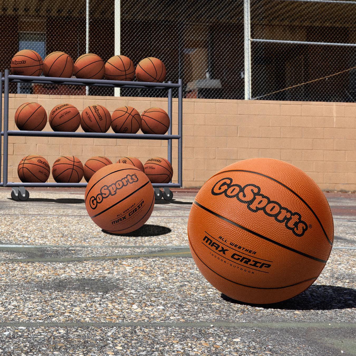 GoSports 7 Inch Mini Basketball with Premium Pump | Wayfair