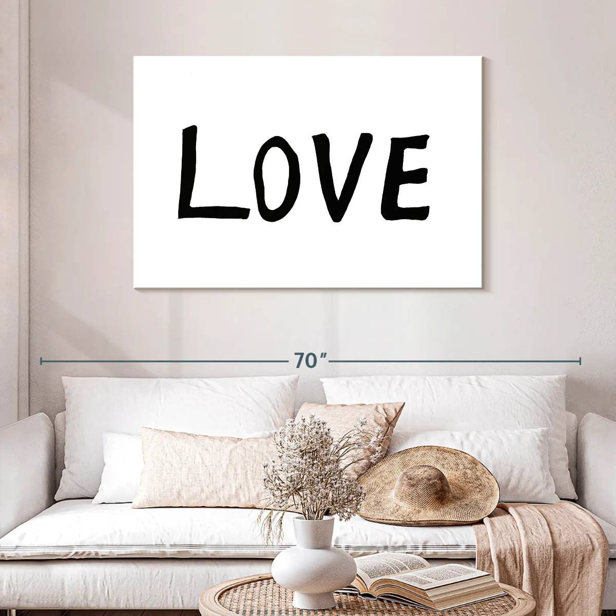 Trinx Kema Love BW Wall Sign - Wayfair Canada