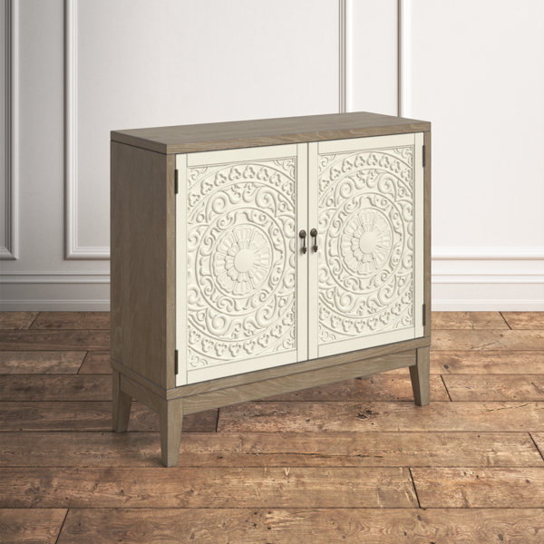 Kelly Clarkson Home Lorene Solid Wood 2-Door Accent Cabinet & Reviews ...