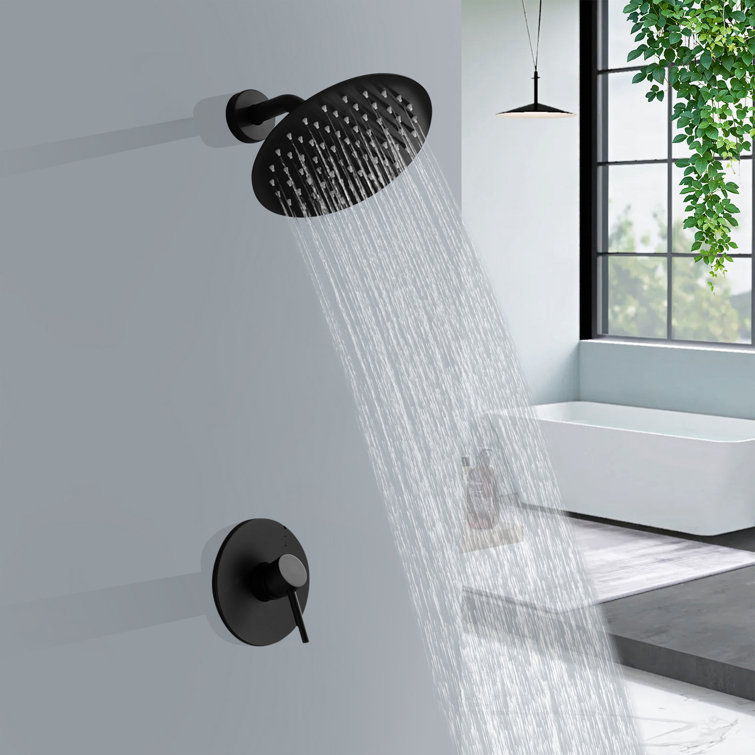 Interbath Complete Shower System with Rough in-Valve | Wayfair
