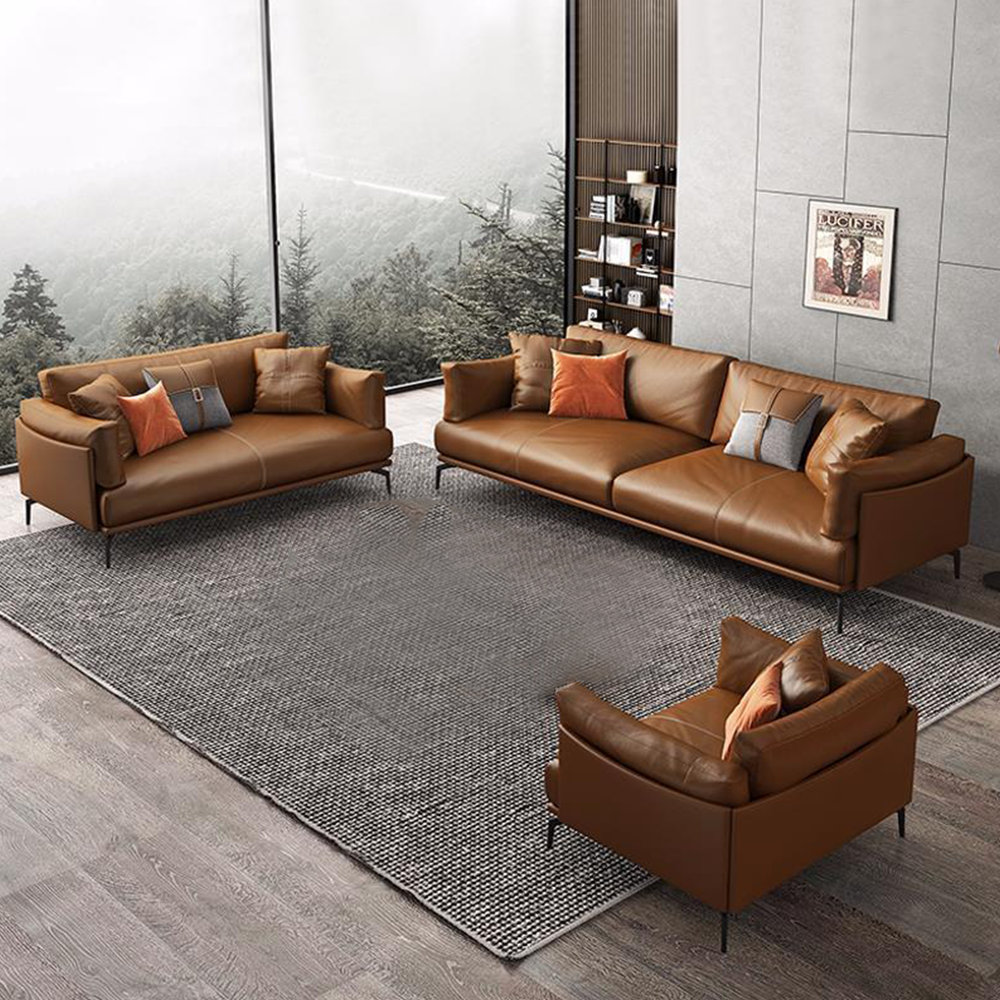 AWENOX 3 - Piece Leather Match Reception Set | Wayfair