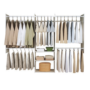 Dotted Line™ Grid Closet System Starter Kit & Reviews | Wayfair