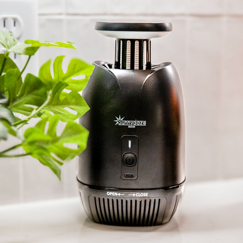 SunnyDaze Decor Tabletop Bug Zapper with Violet Light and Built-In Fan ...