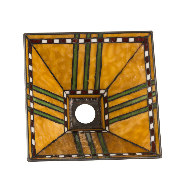 Foundry Select 7'' H Glass Square Lamp Shade | Wayfair