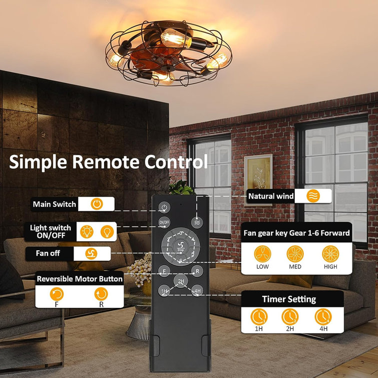 Williston Forge Jaquavion 20'' Ceiling Fan with Light Kit - Wayfair Canada