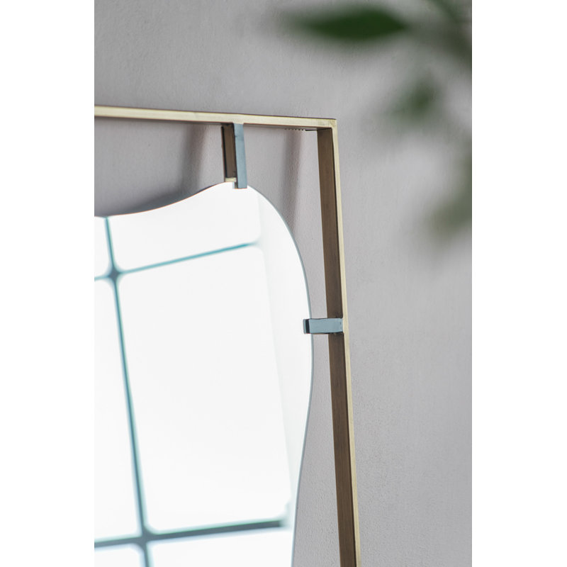 Mercer41 Poppy Mirror Contemporary Design Wall Decor For Bathroom ...