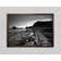 Highland Dunes Ocean Rock Formation B N W Framed Print | Wayfair.co.uk